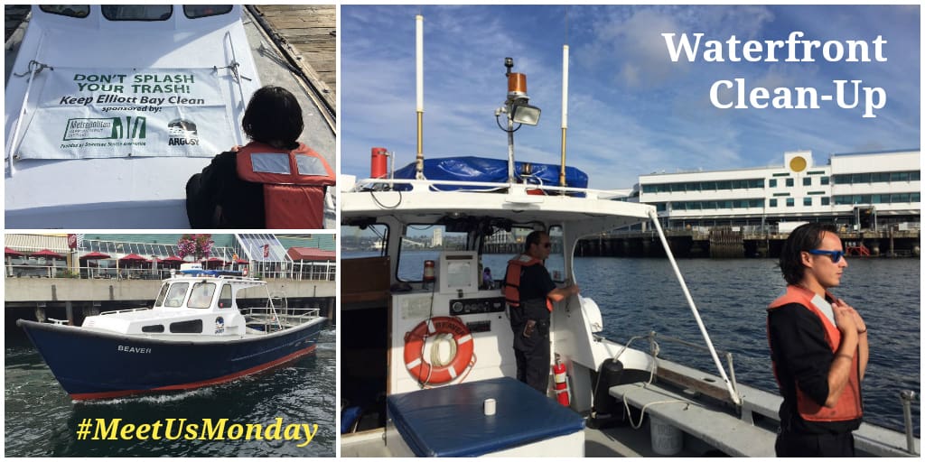 #MeetUsMonday - Waterfront Clean-Up - Argosy Cruises